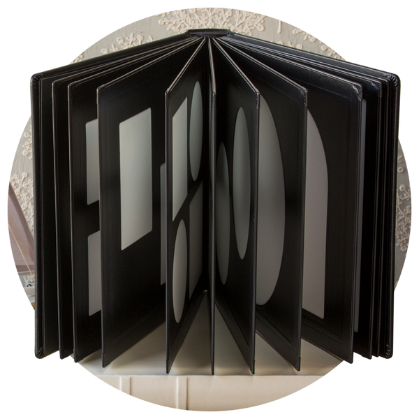 Classic Black Matted Photo Album: 10x10" Personalised Cover Option ...